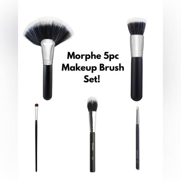 Morphe | Makeup | Morphe 5pc Black Makeup Brush Set | Poshmark